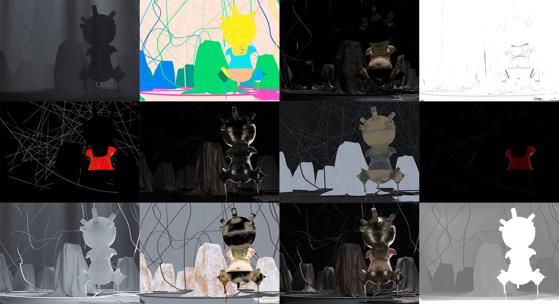 Mehdi Rahif - The Mine Head - Facundo Moreno original concept