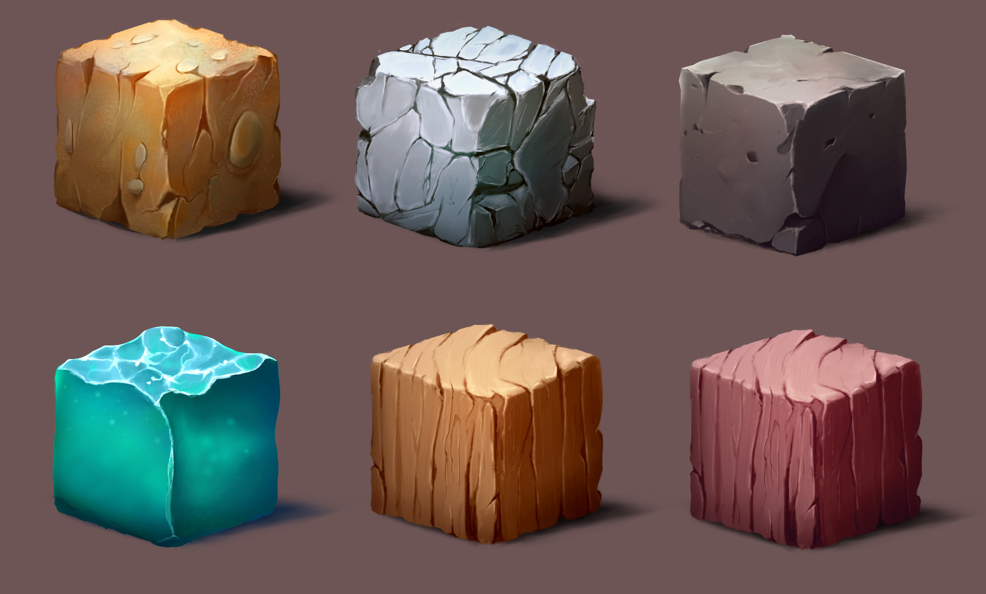 ArtStation - Environment texture study