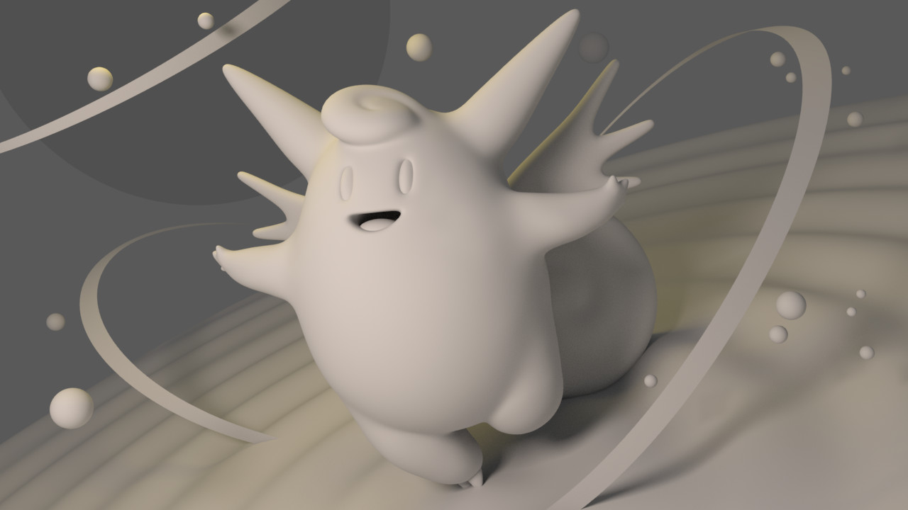 realistic clefable