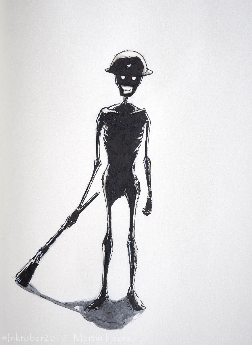 ArtStation - Inktober 2017 - Day 8 - Crooked