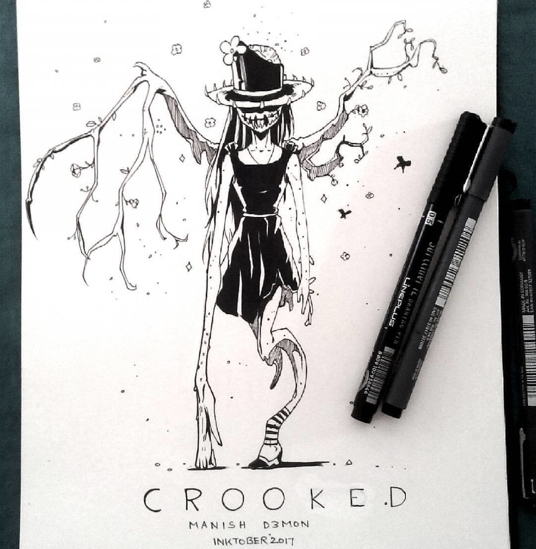 ArtStation - Inktober - Crooked