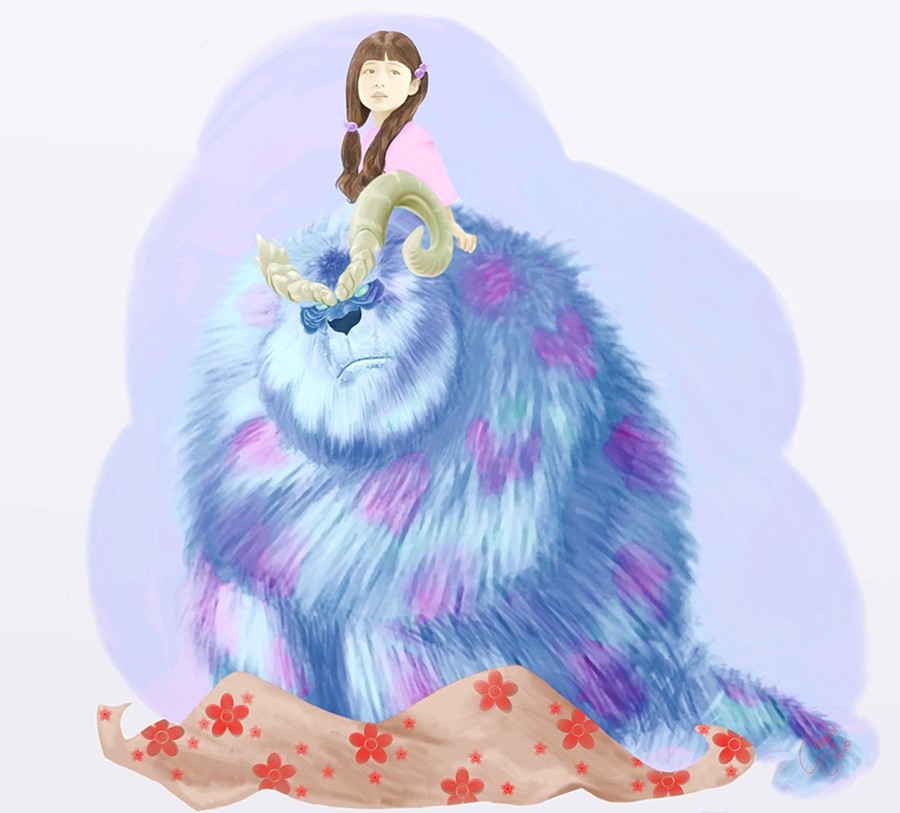 ArtStation - Monsters Inc. (fan art)