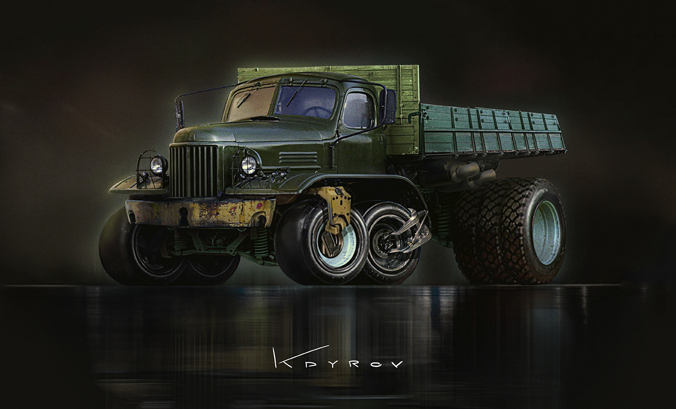 ArtStation - ZIL-157 concept