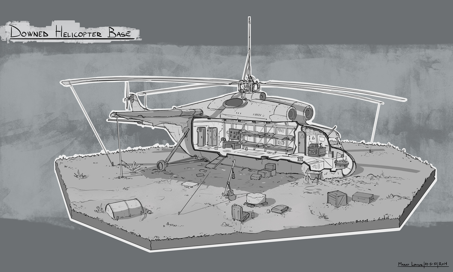 Marko Lipovac - Downed Helicopter Base