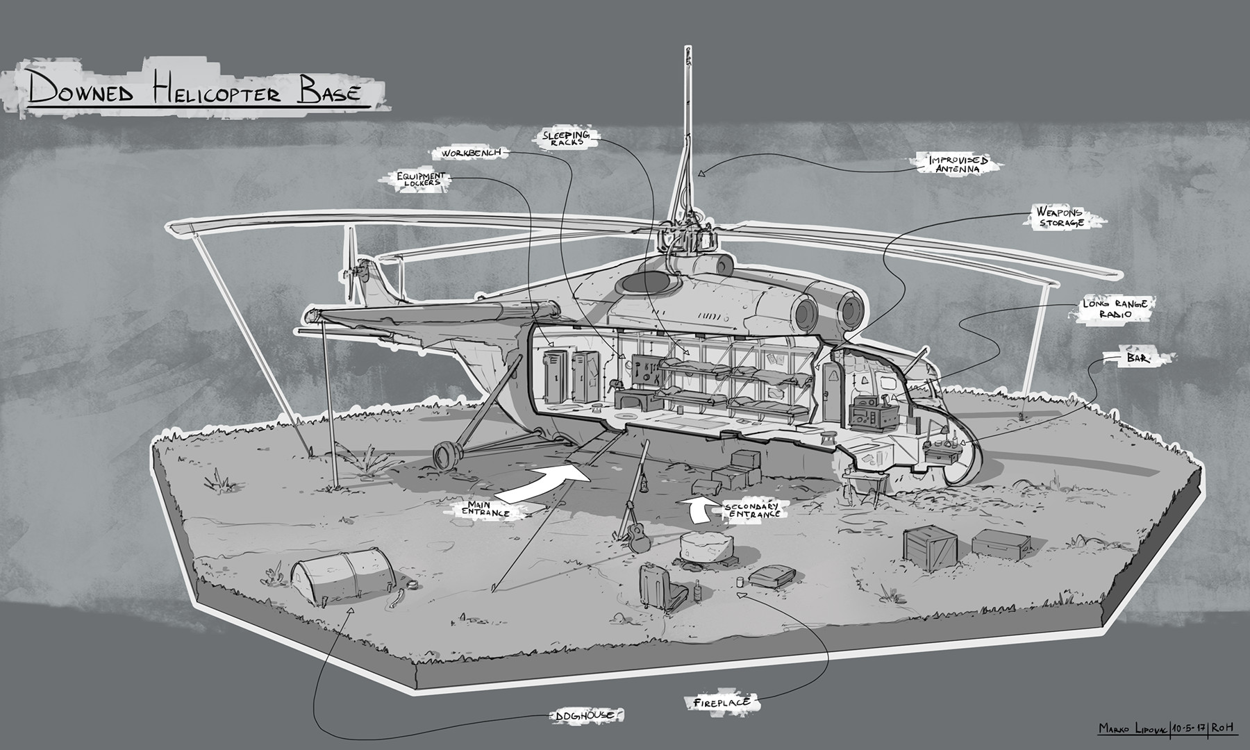 Marko Lipovac - Downed Helicopter Base