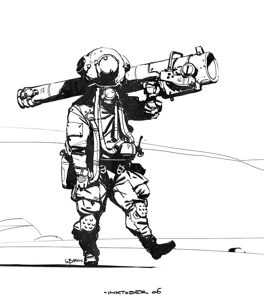 giorgio-baroni-inktober06.jpg (875×1000)-花瓣网