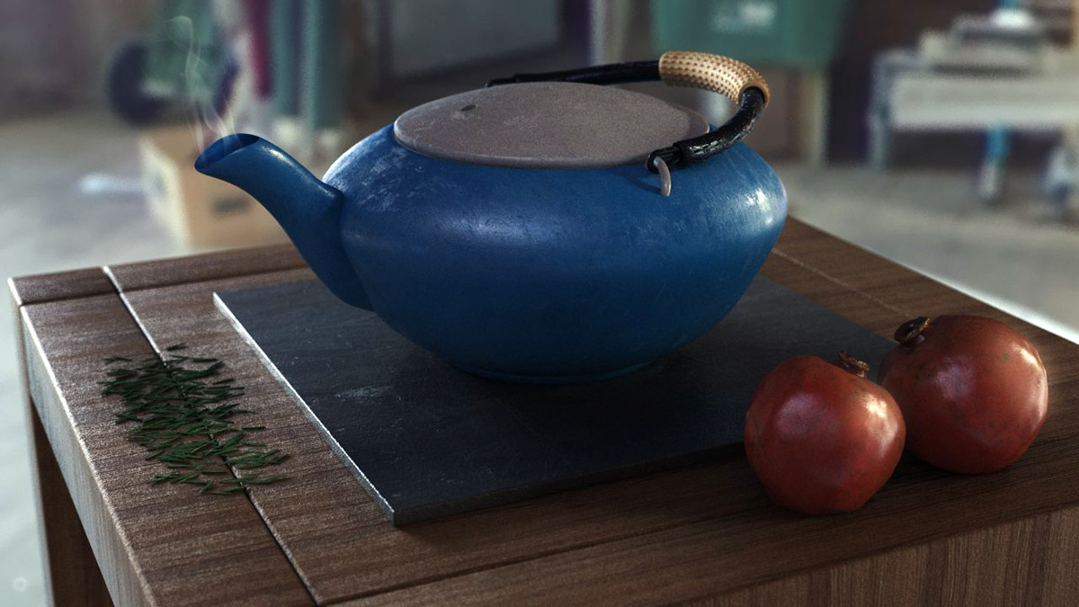ArtStation - TEA POT 3D STILL LIFE