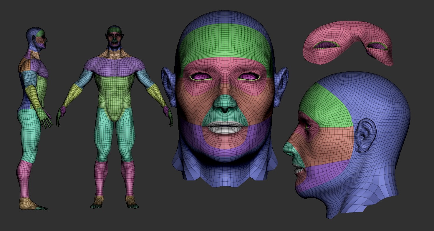 javiperez3d - RENDER MAYA BASE_MAN_1