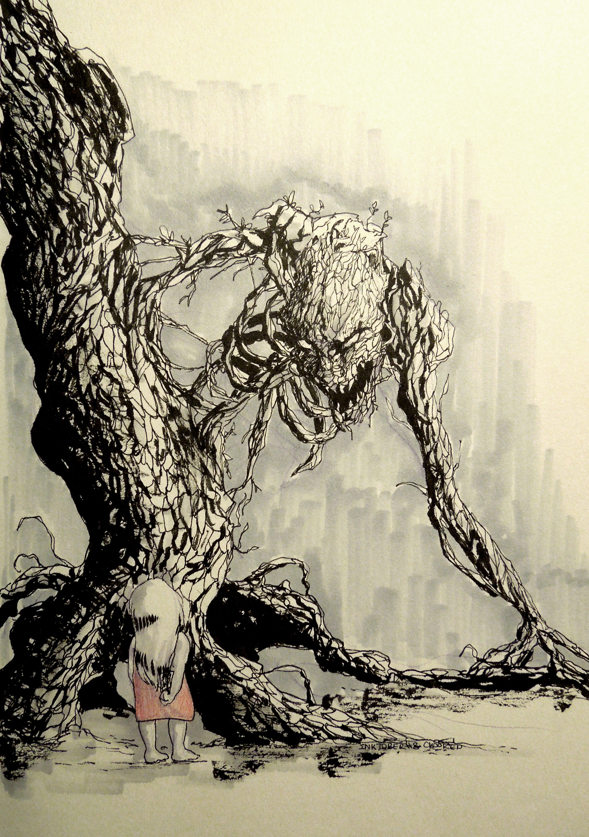 ArtStation - Inktober 08 - Crooked