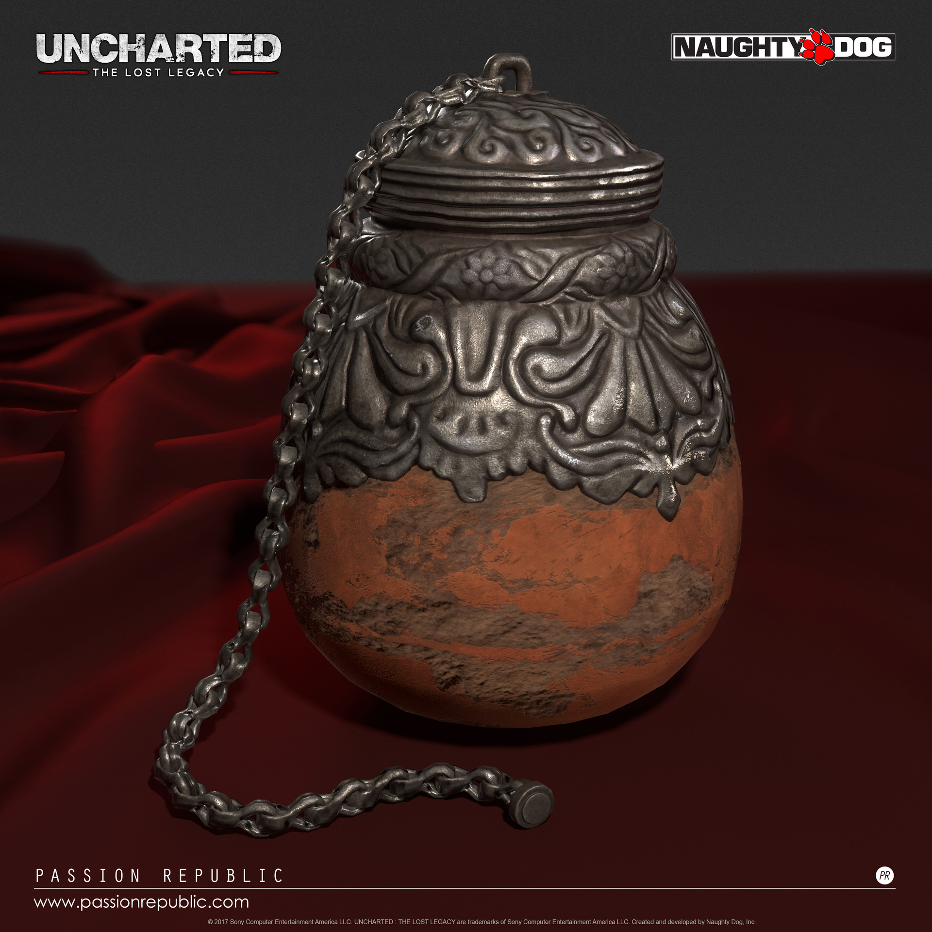 William Chai Jun Wai - Uncharted: The Lost Legacy - Engraved Gourd Jar