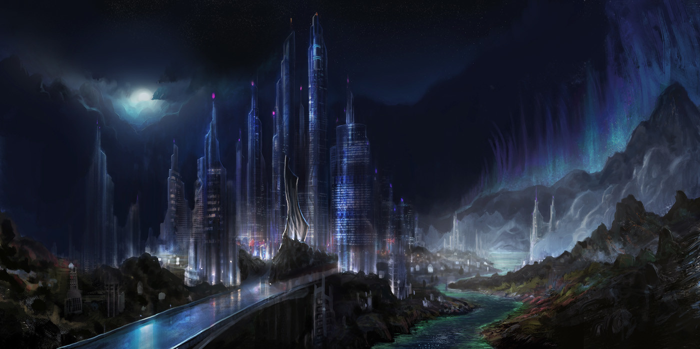 ArtStation - One Winged City