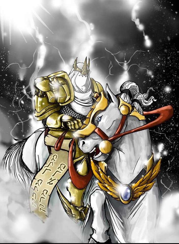 ArtStation - White Knight of the Apocalypse