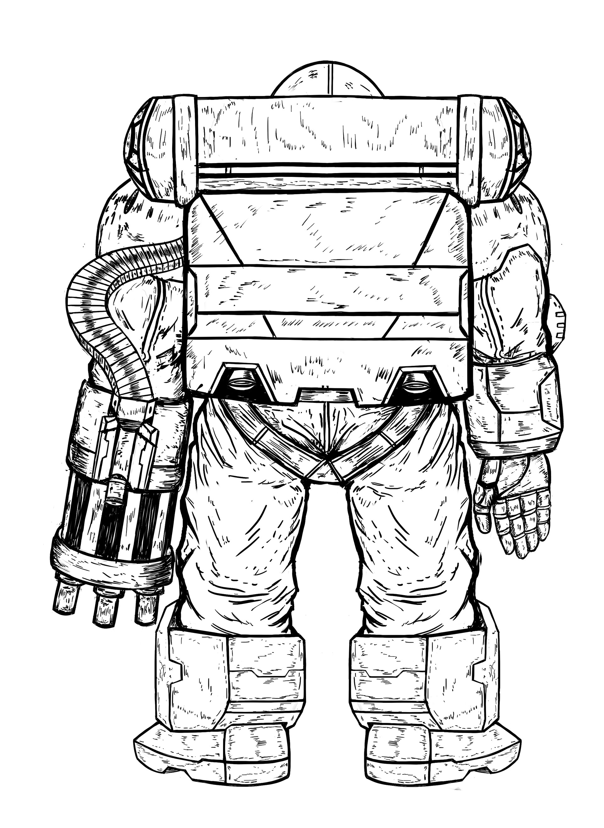 Rommel Tadeo - JUGGERNAUT CHARACTER DESIGN