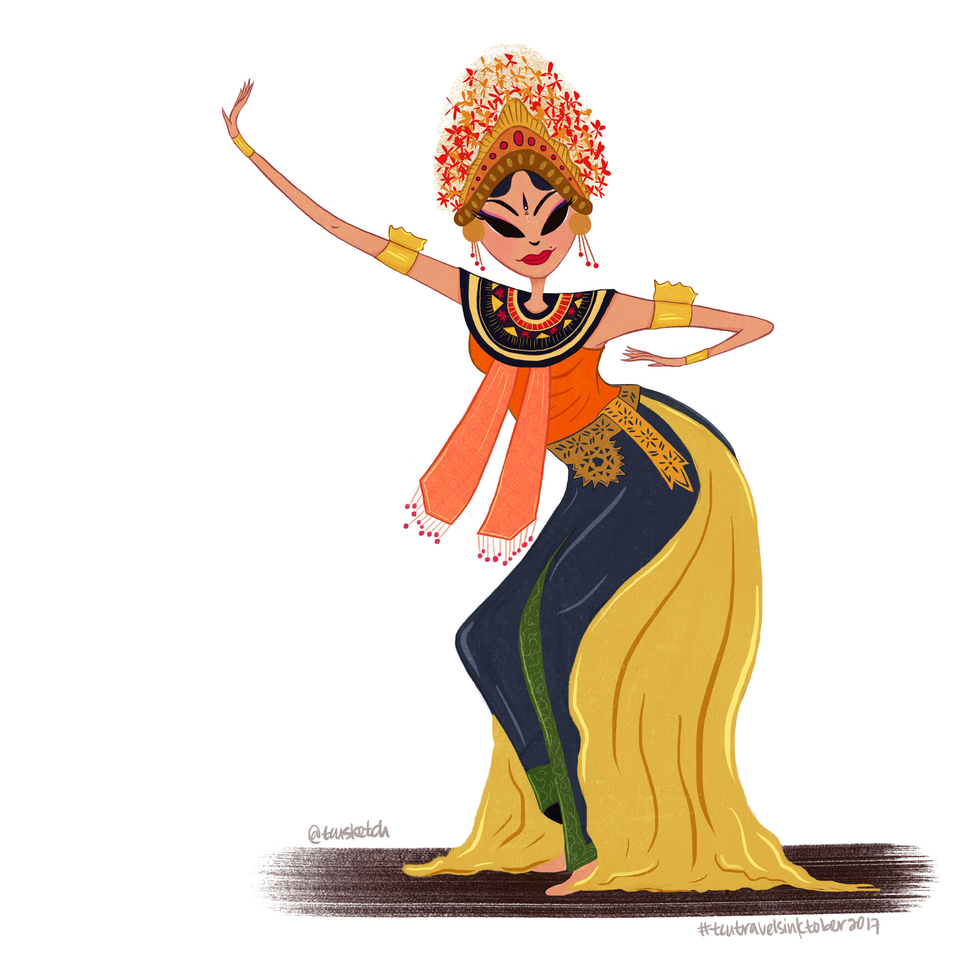 ArtStation - Mesmerizing Balinese Dancers