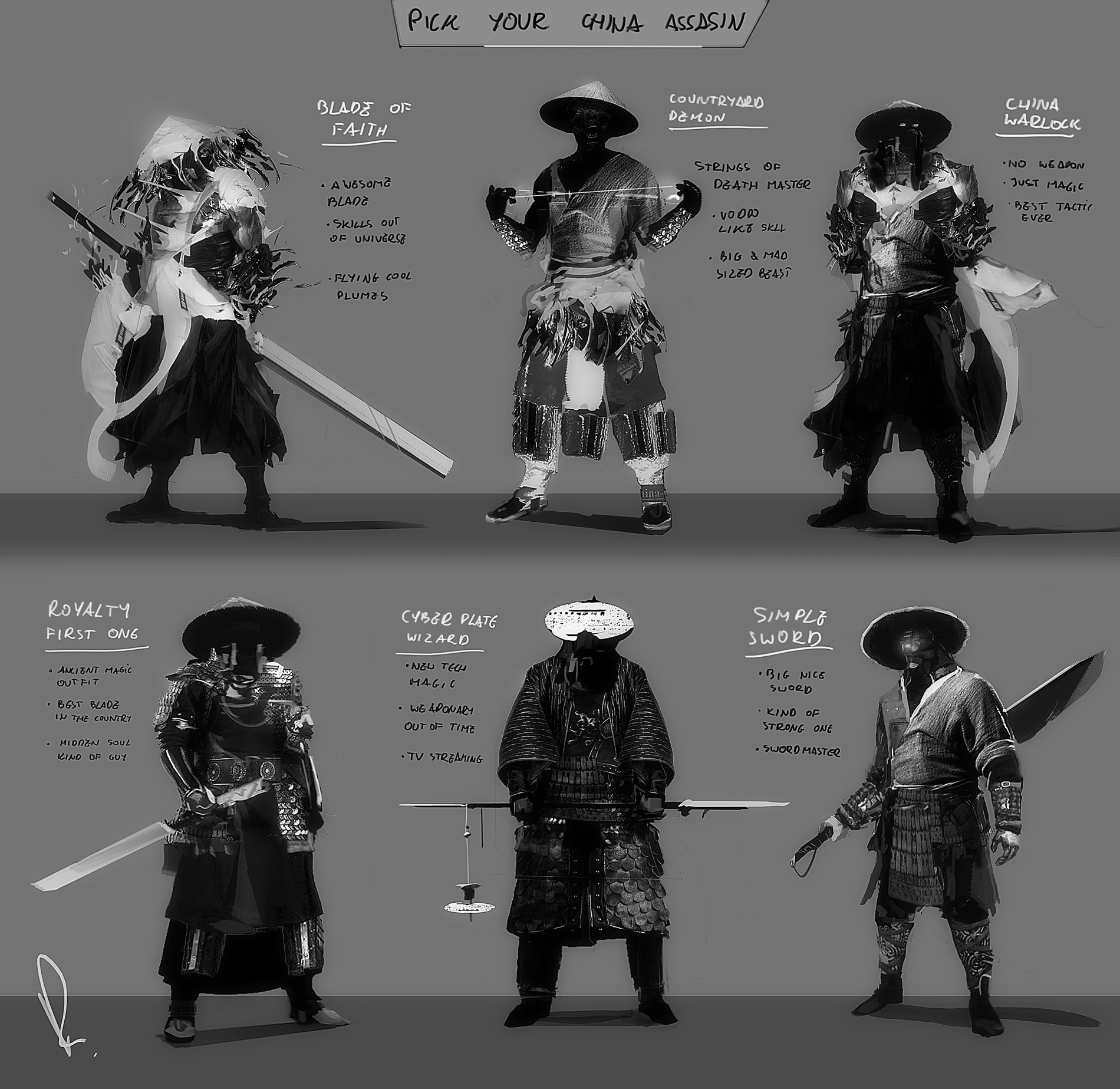 ArtStation - Pick your Character challenge