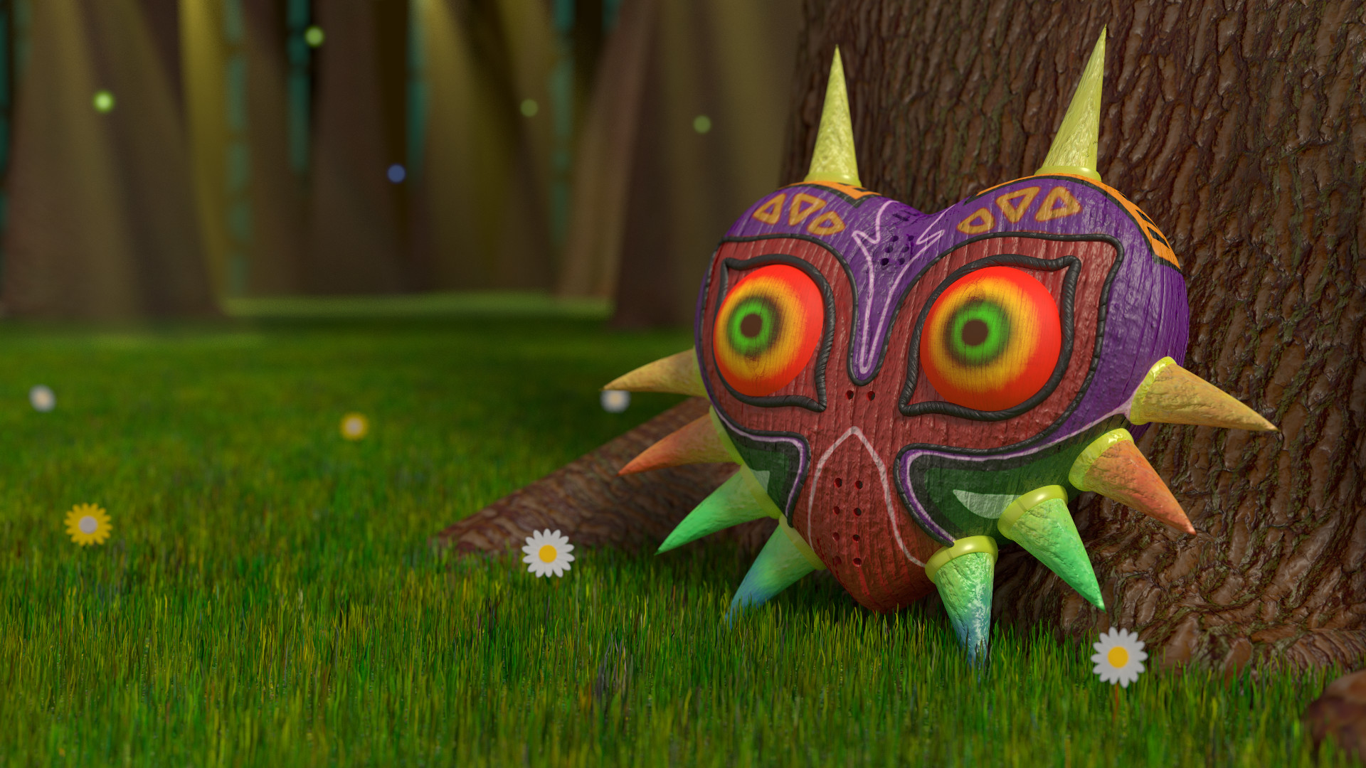 ArtStation - Majora's Mask Forest Scene