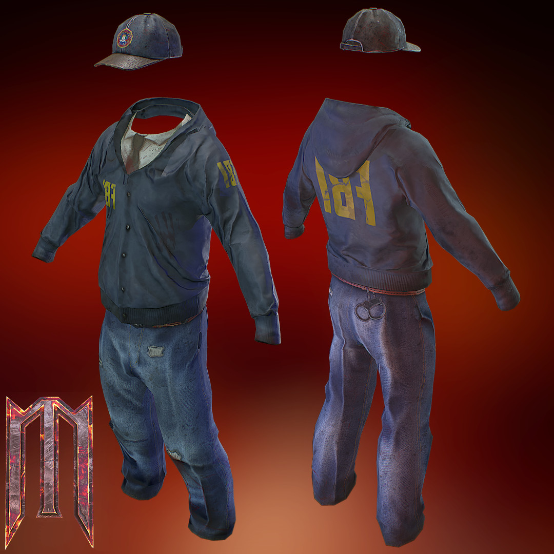 ArtStation - Personal Agent FBI set