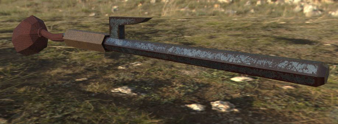 ArtStation - 3D JUTTE (JAPANESE WEAPON)