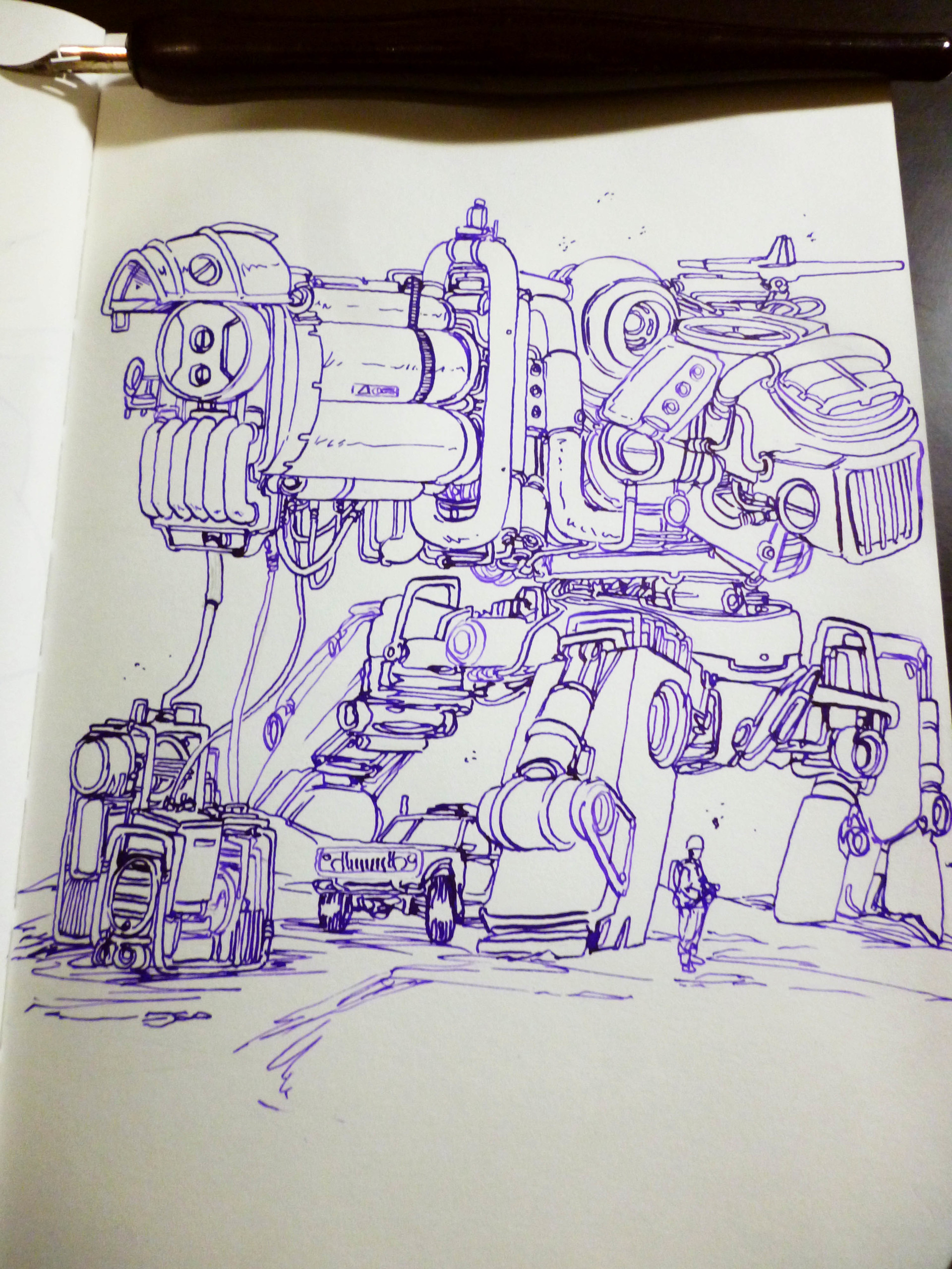 ArtStation - inktober2017 Day10: Gigantic