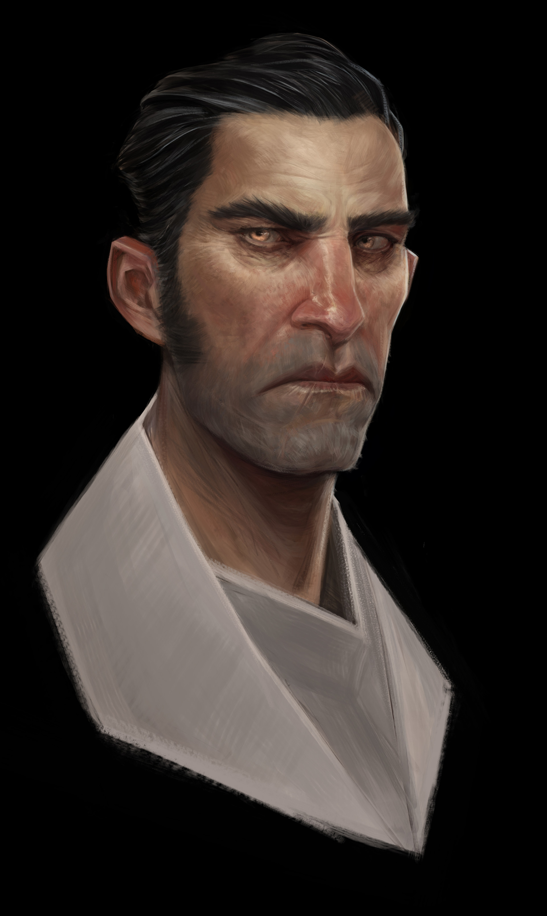 ArtStation - Dishonored portrait study