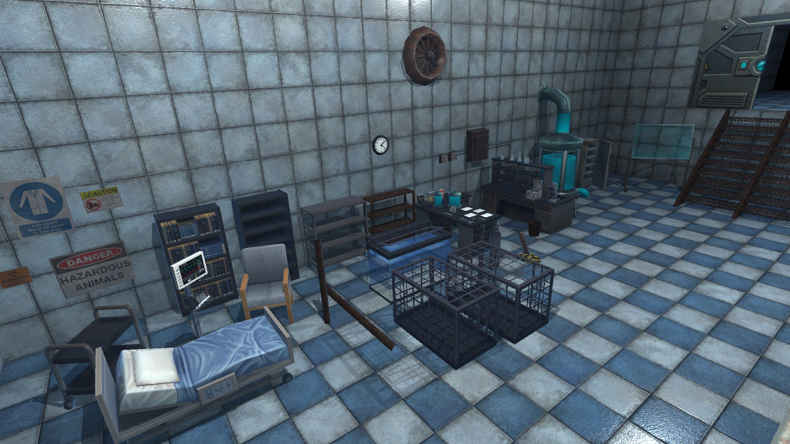 ArtStation - Low Poly Laboratory