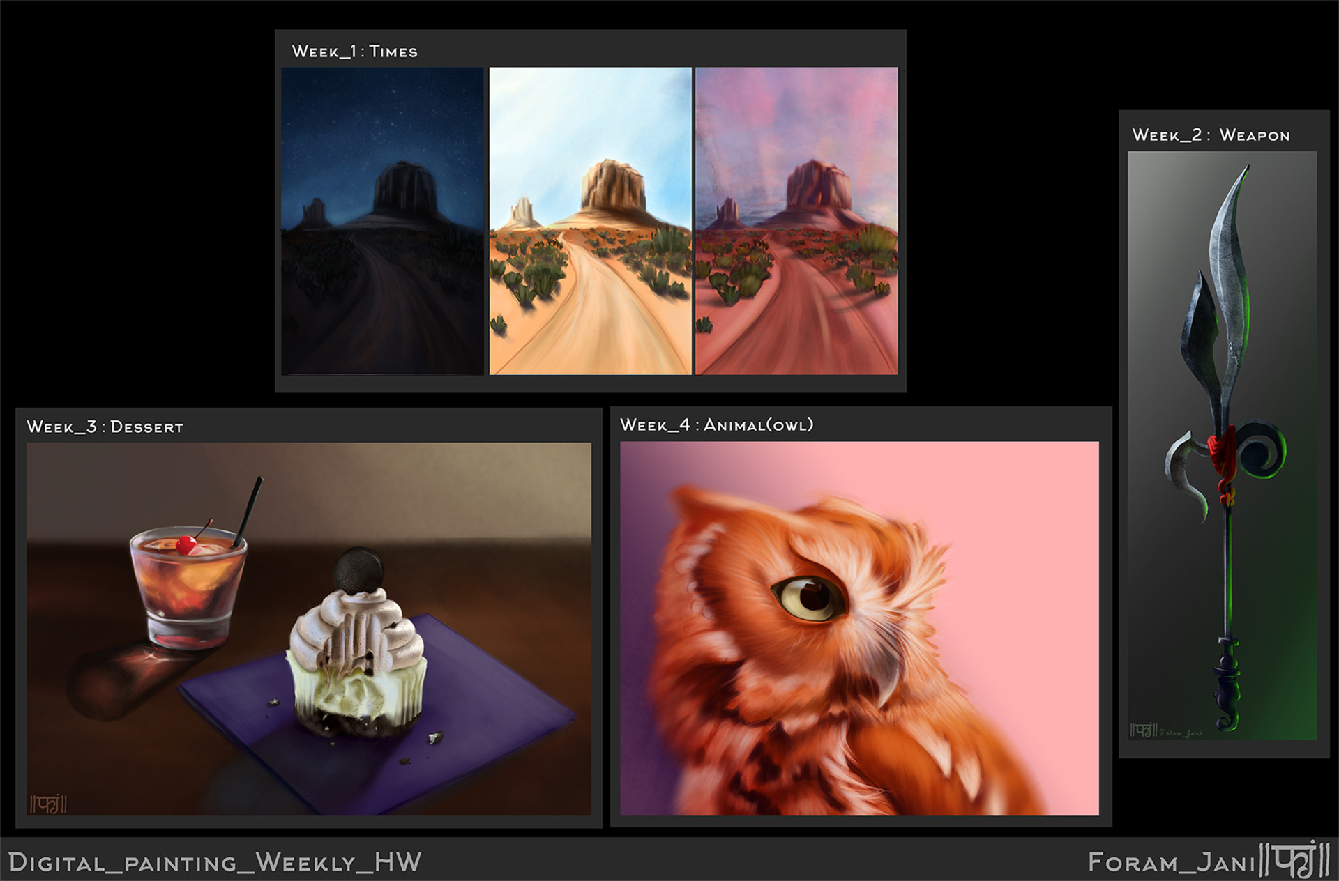 ArtStation - Digital_paint_study