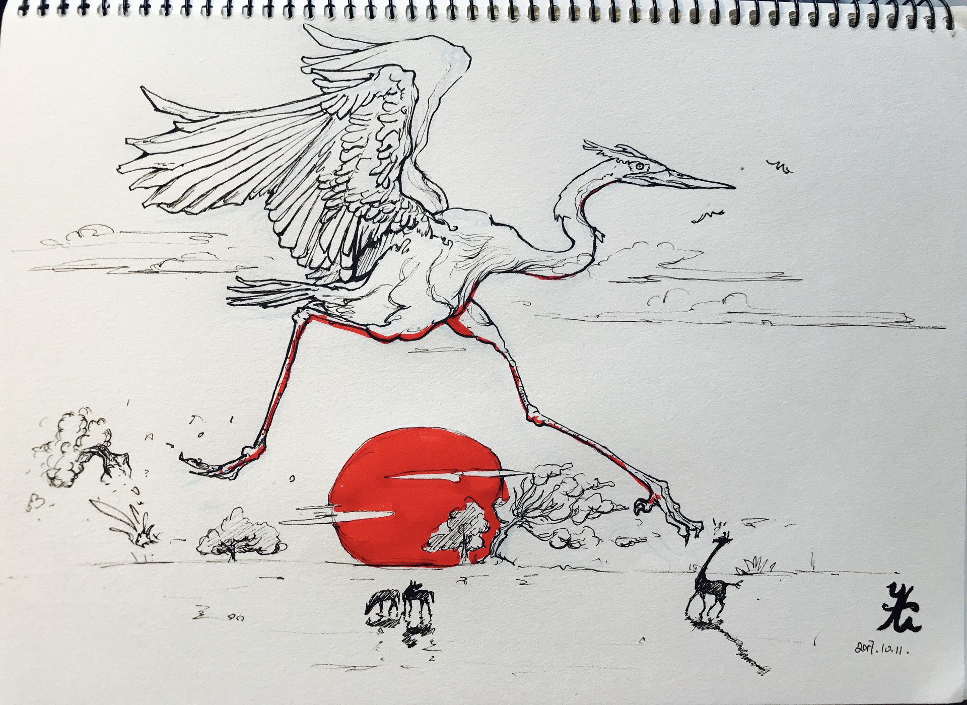 Yuwei LI - Inktober 2017