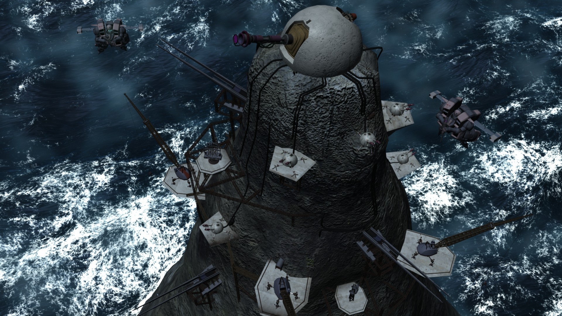 zeon remnants (gundam unicorn) VS Mogadishu Base (gundam wing ...