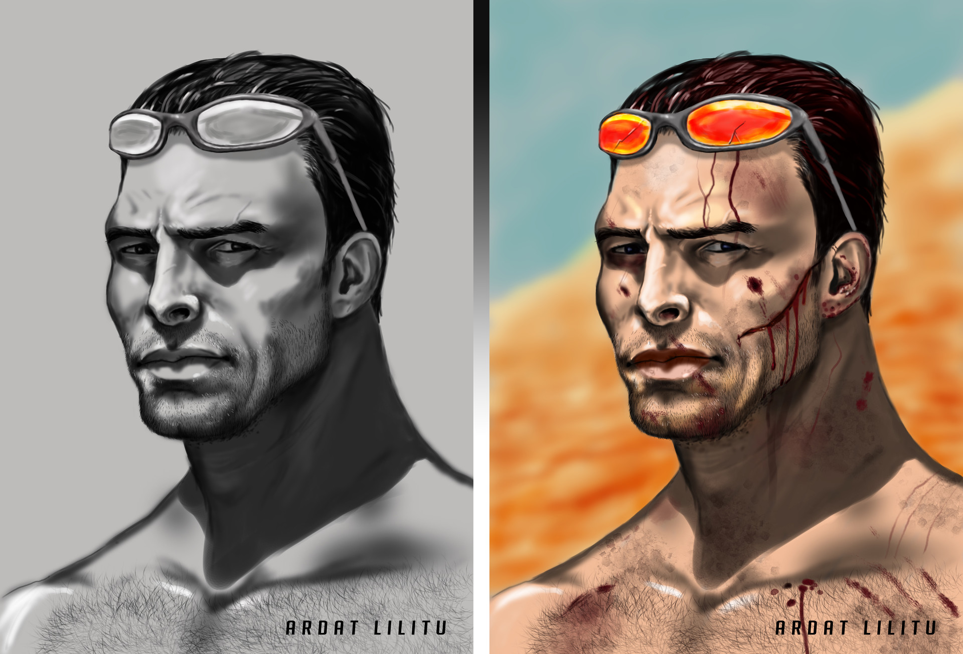 ArtStation - Serious Sam BFE boss battle aftermath