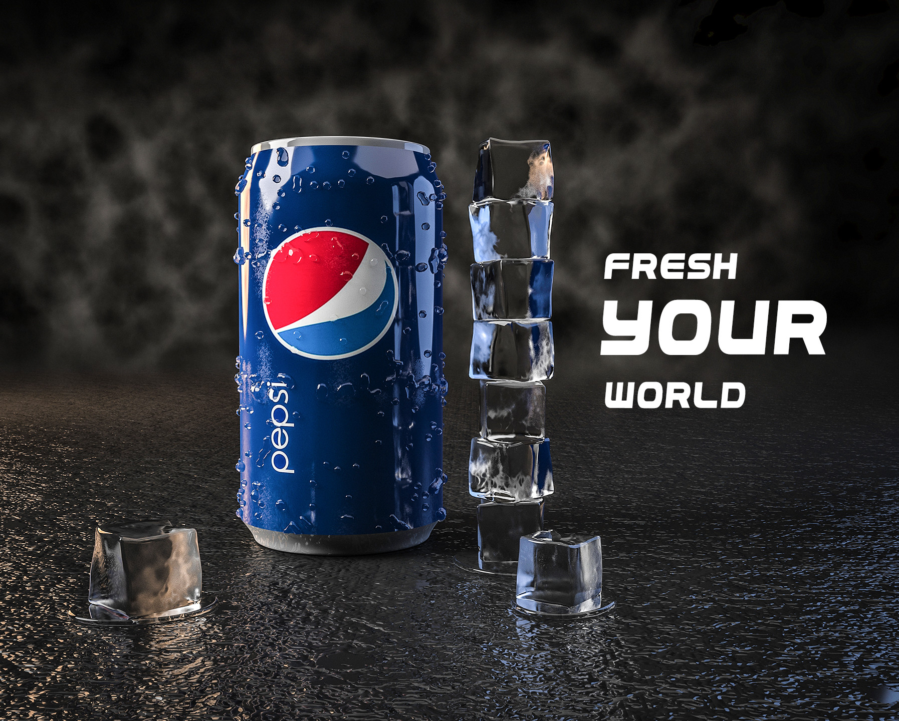 ArtStation - Fresh your World with Pepsi