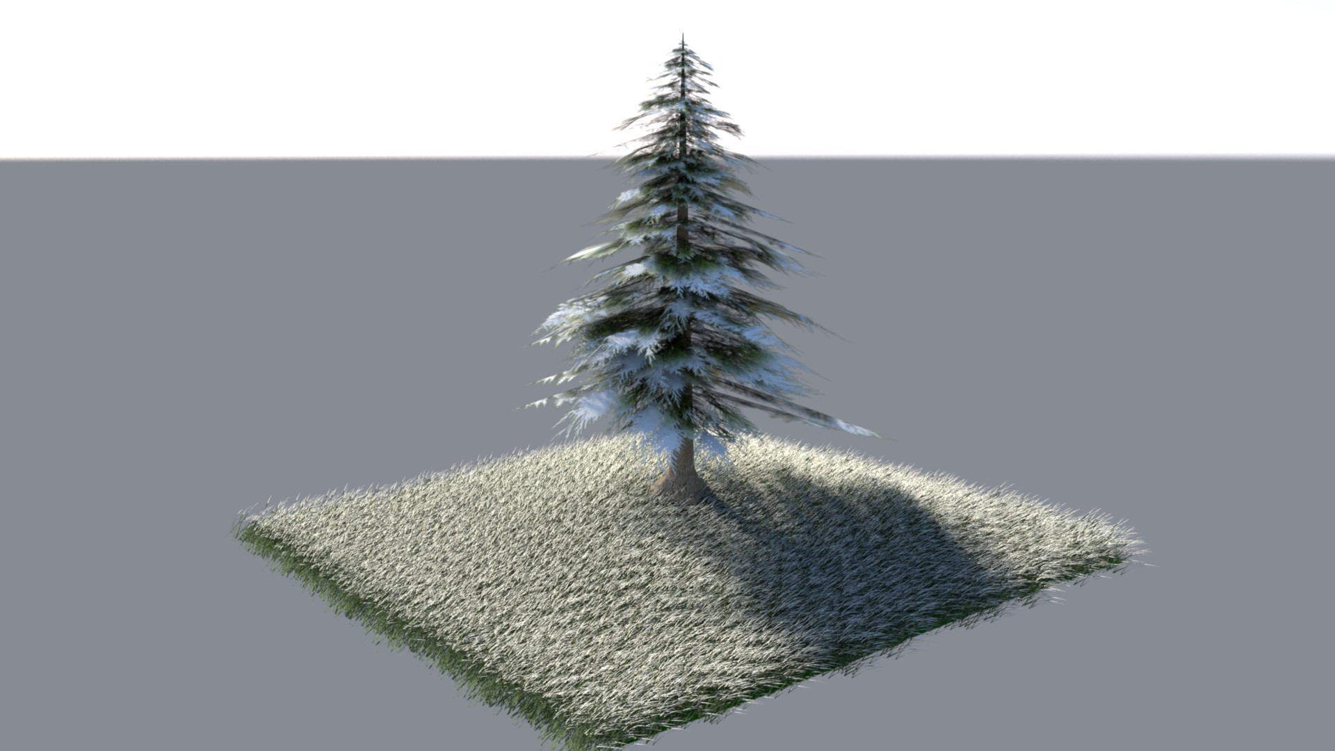 ArtStation - Snow Pine Tree