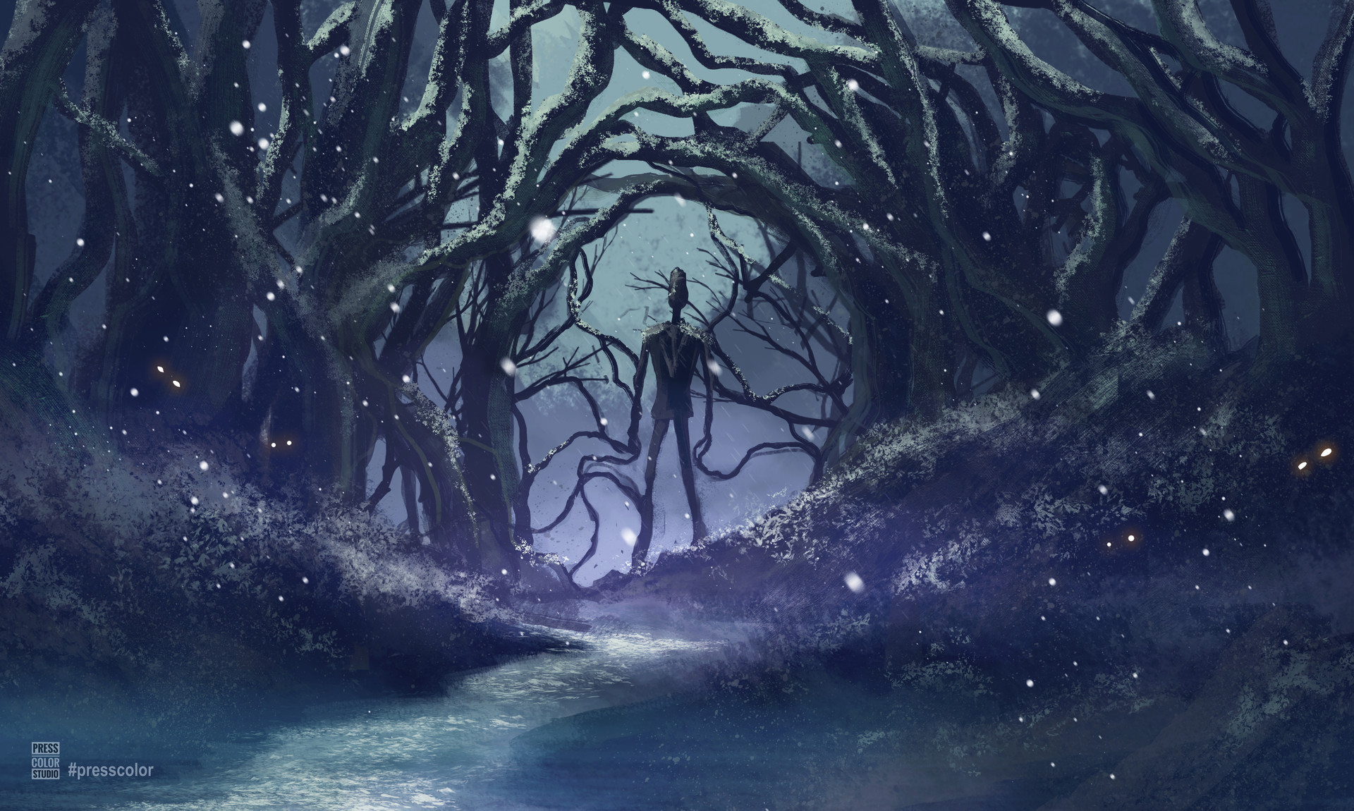 ArtStation - Slenderman concept