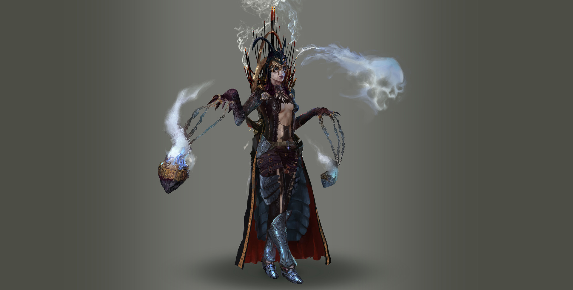 ArtStation - Necromancer designs: Robotpencil mentorship