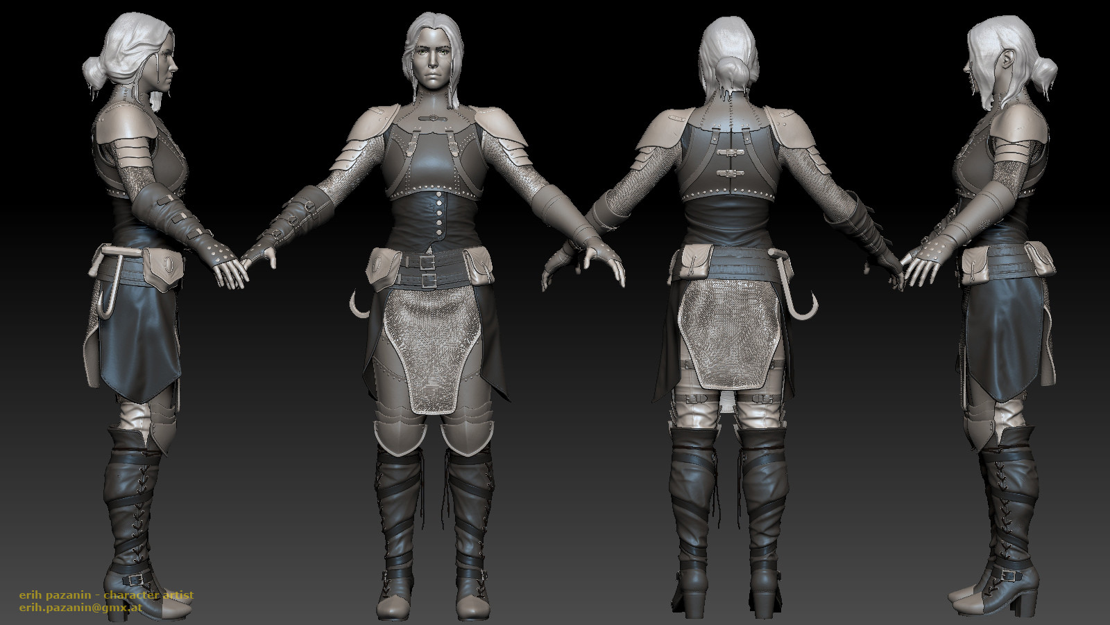 ArtStation - WIP Ciri Re-Design