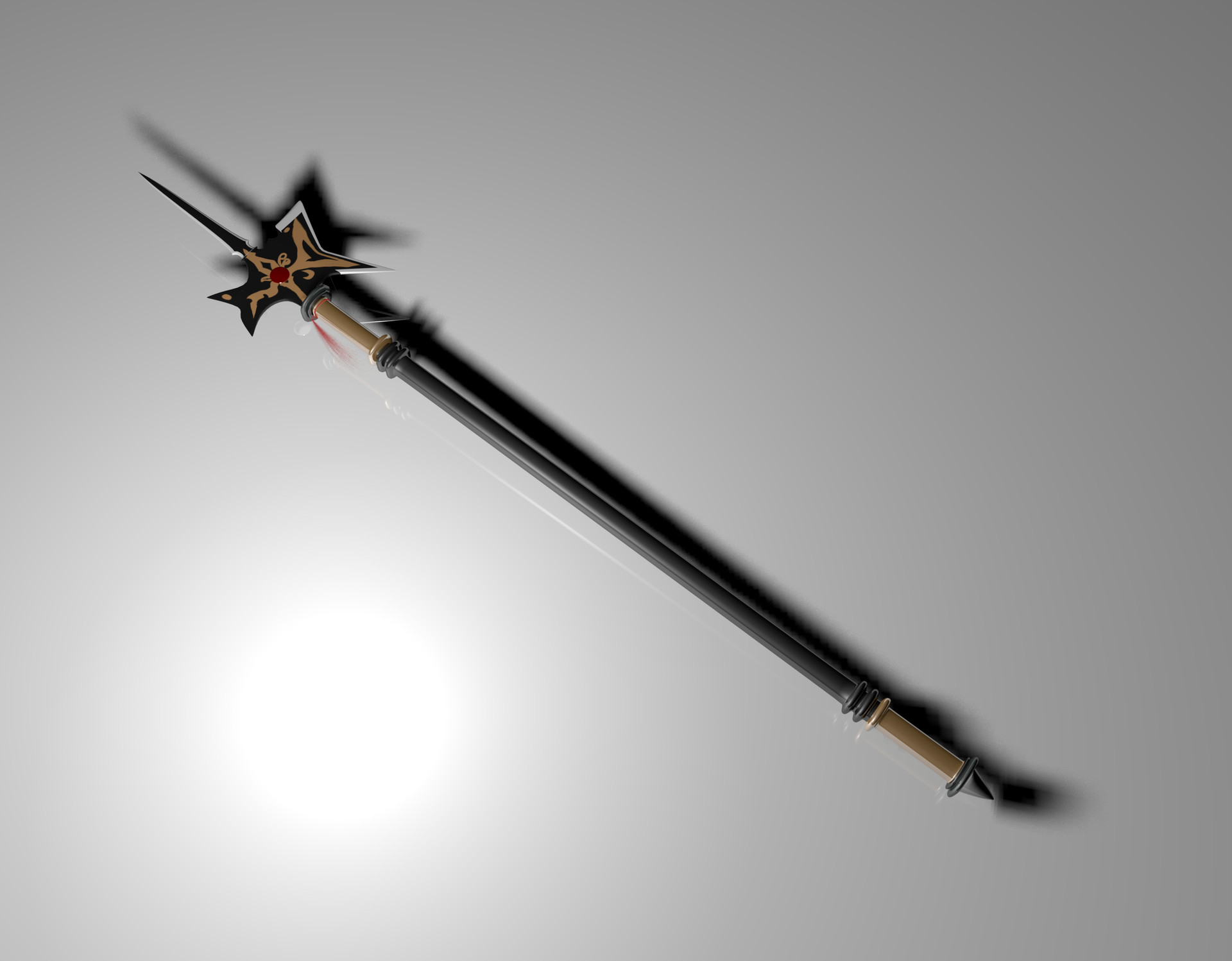 ArtStation - Lu Bu's Halberd