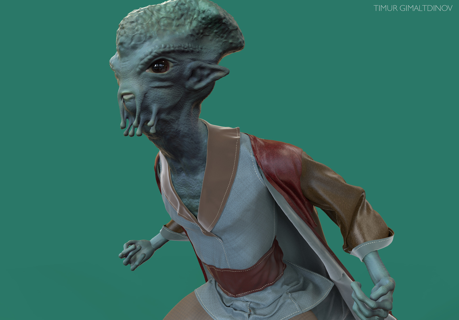 ArtStation - Alien Fighter