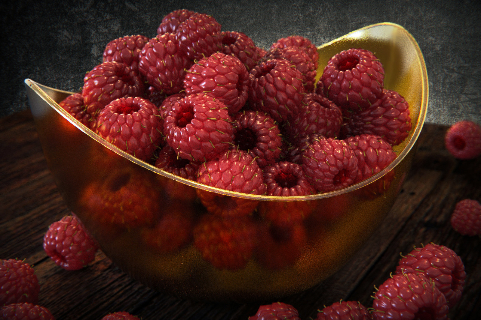 ArtStation - Fruit Rendering-Raspberry