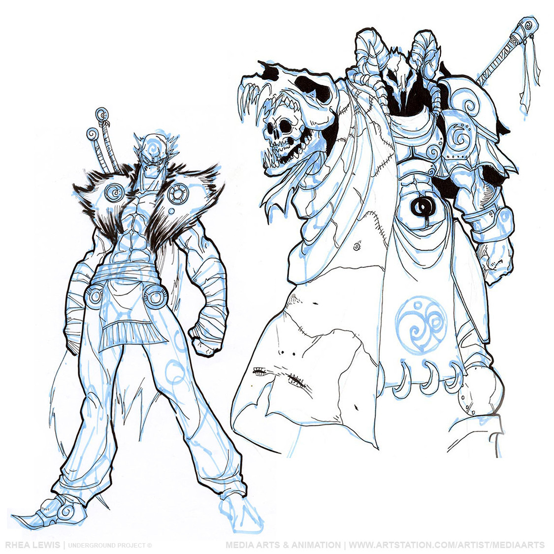 Eudy's Media Arts - Rhea Lewis | Underground | Various Characters | Concept