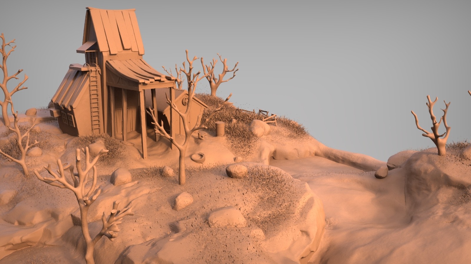 ArtStation - The old farm