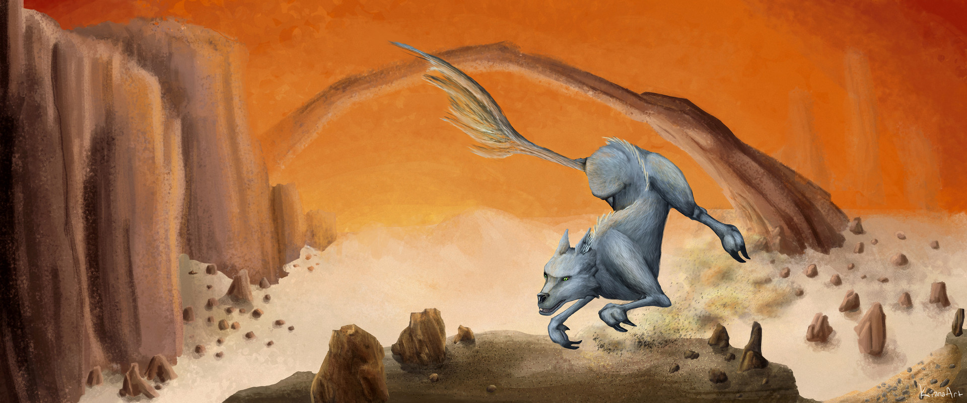 ArtStation - Desert Wolf