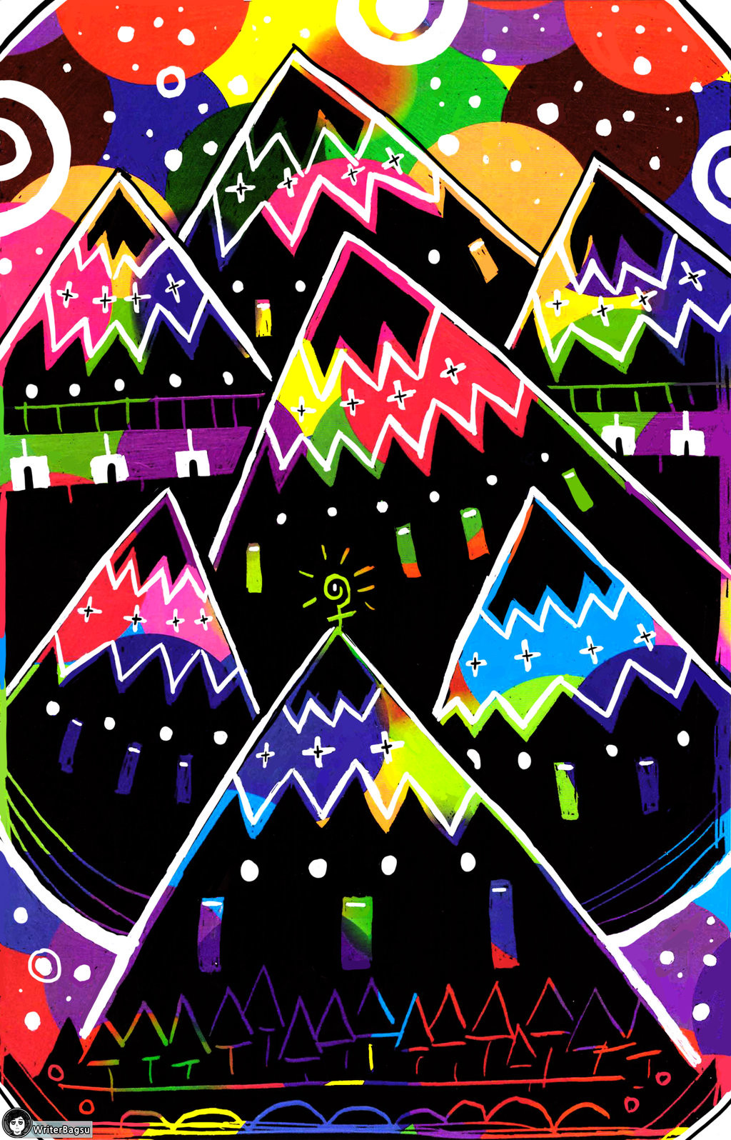 ArtStation - Scratch book series - Mountain