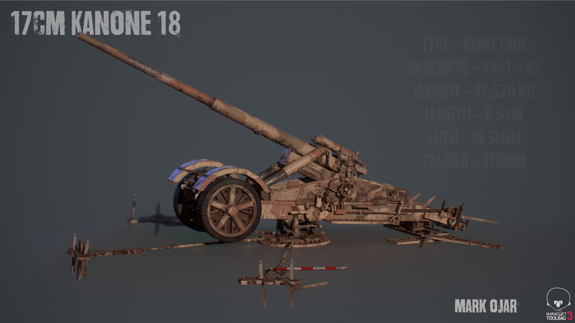 ArtStation - 17cm Kanone 18