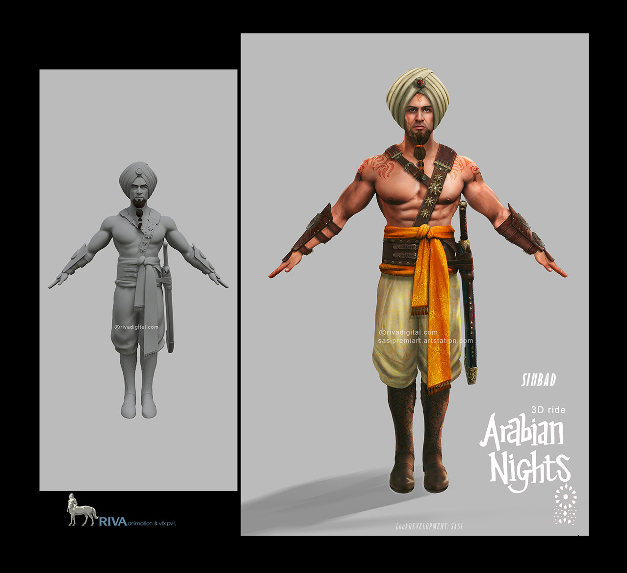 Arabian Nights Illustrations Sinbad