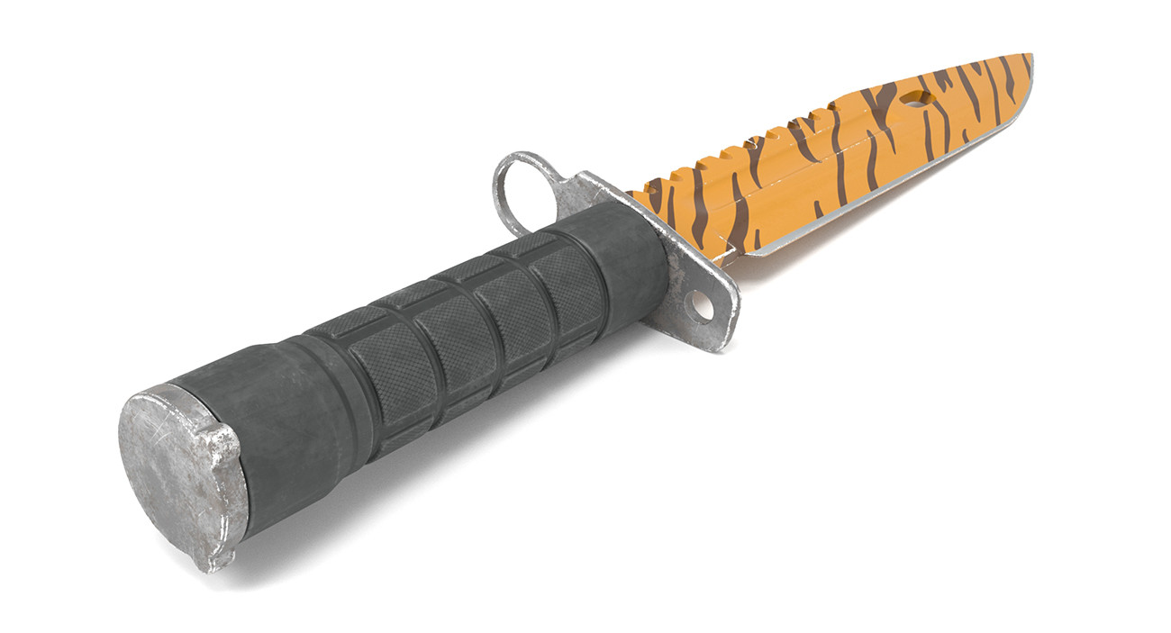 Vladyslav Popovych - Knife M9 Bayonet Tiger Tooth
