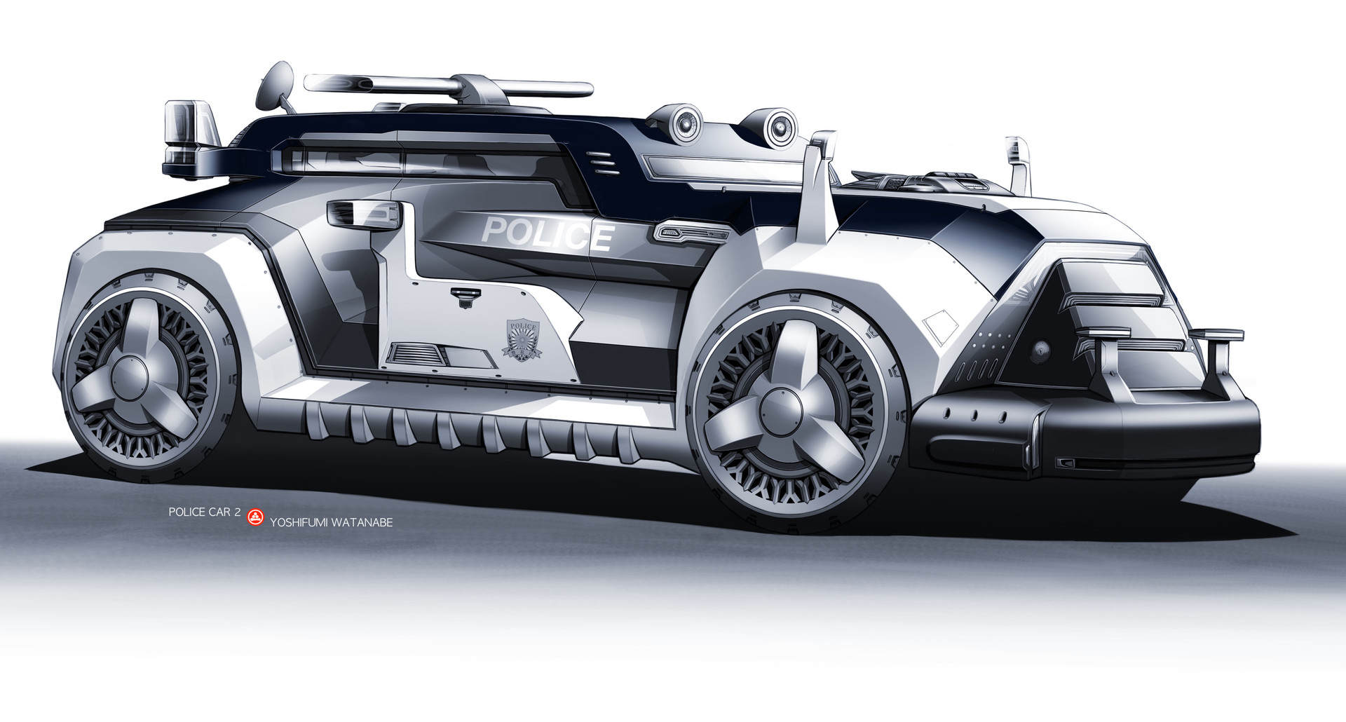 ArtStation - Police Car 2