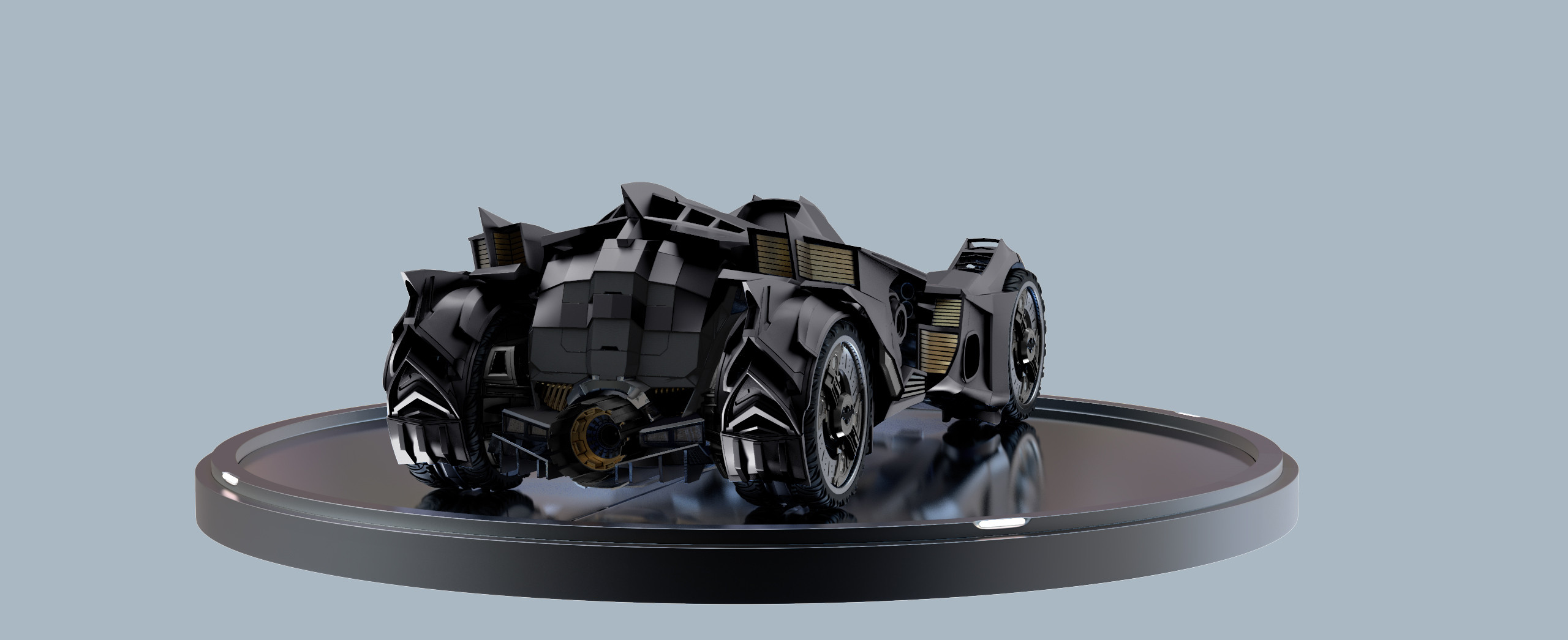 Yacine Tazani - Batmobile Arkham Knight - Fan Art