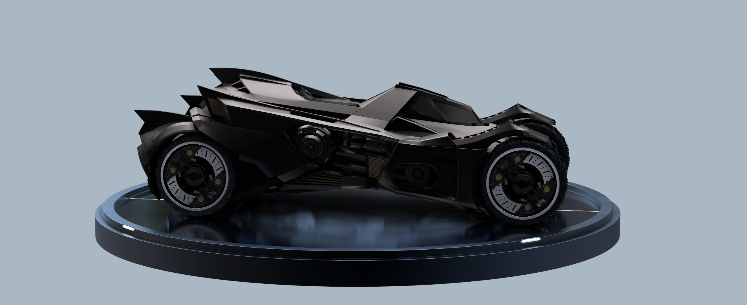 batman car side view
