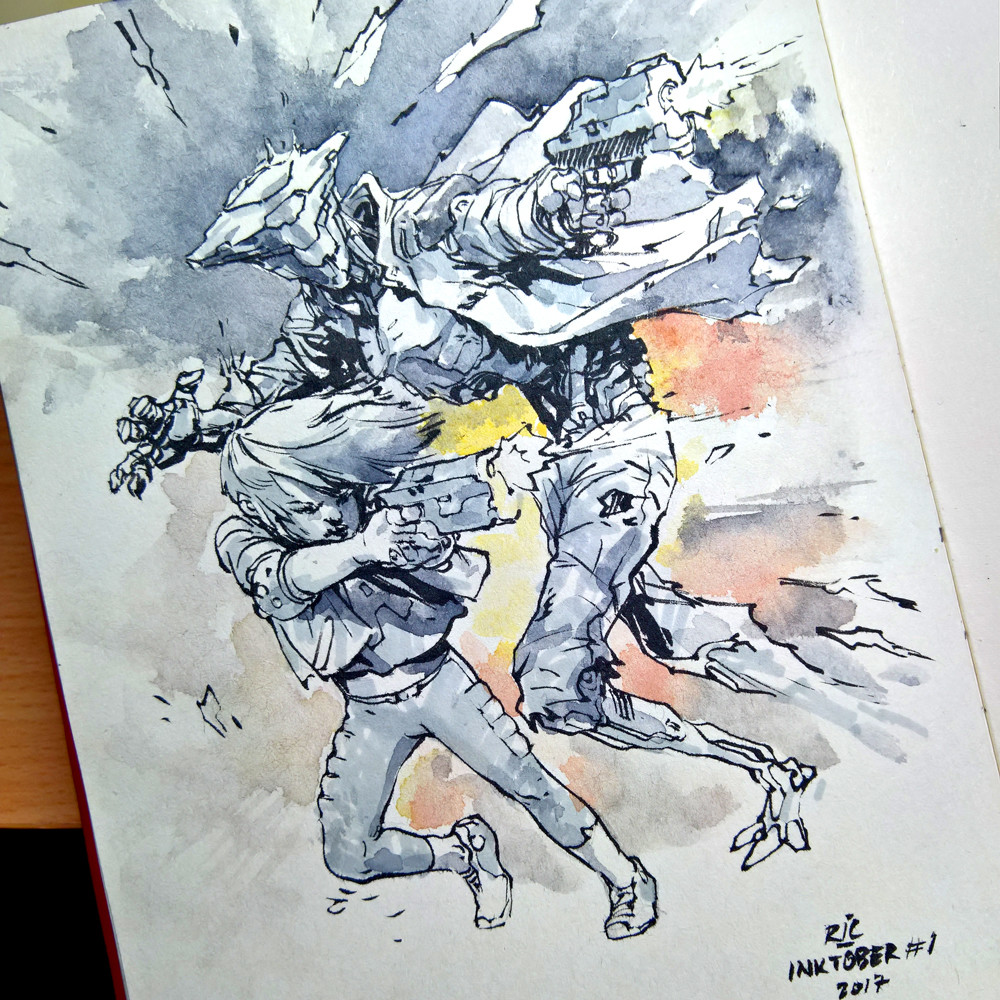 Ricardo Robles - Inktober 2017 (batch#1)