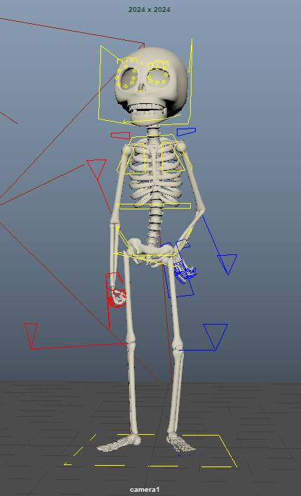 Abraham Mast - 3D Skeleton Model