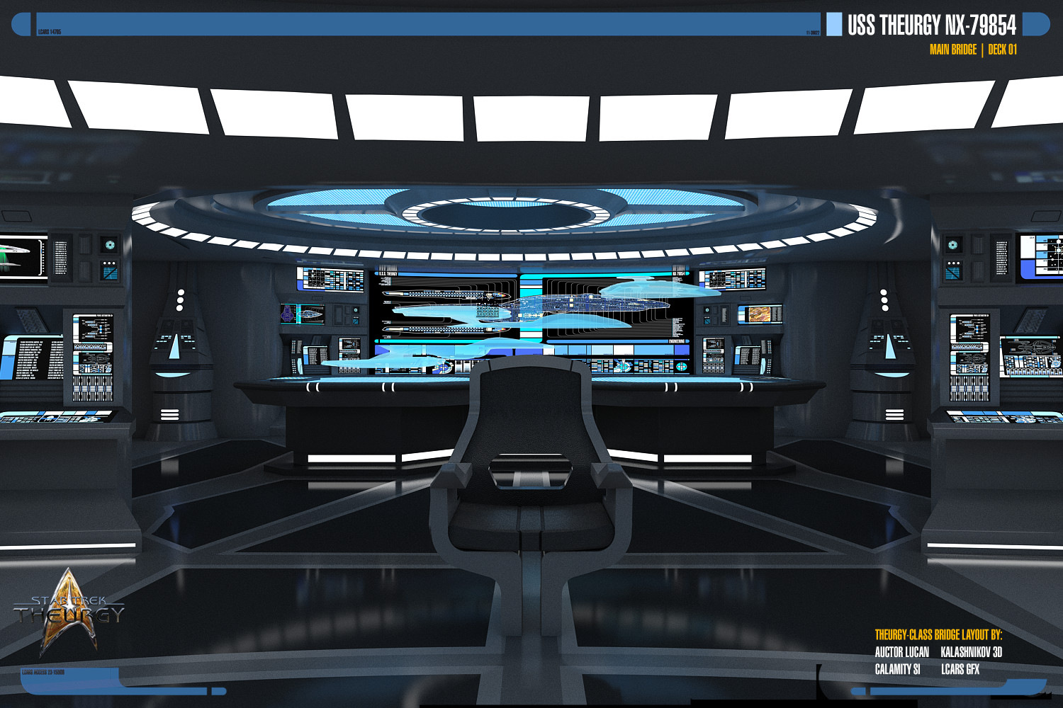 Auctor Lucan - USS Theurgy Main Bridge